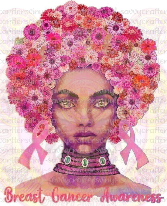 Afro Flowers Black Queen Cancer Survivor – Savvy Crafters Vinyl & Gifts