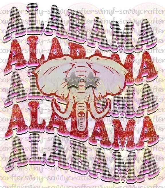 Alabama Elephant Stars – Savvy Crafters Vinyl & Gifts