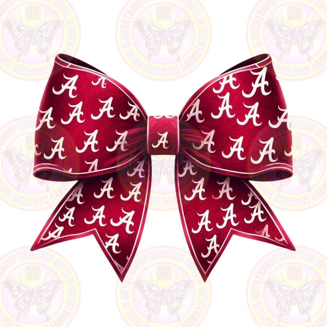 Alabama Roll Tide Crimson Bow DTF Transfer – Savvy Crafters Vinyl & Gifts