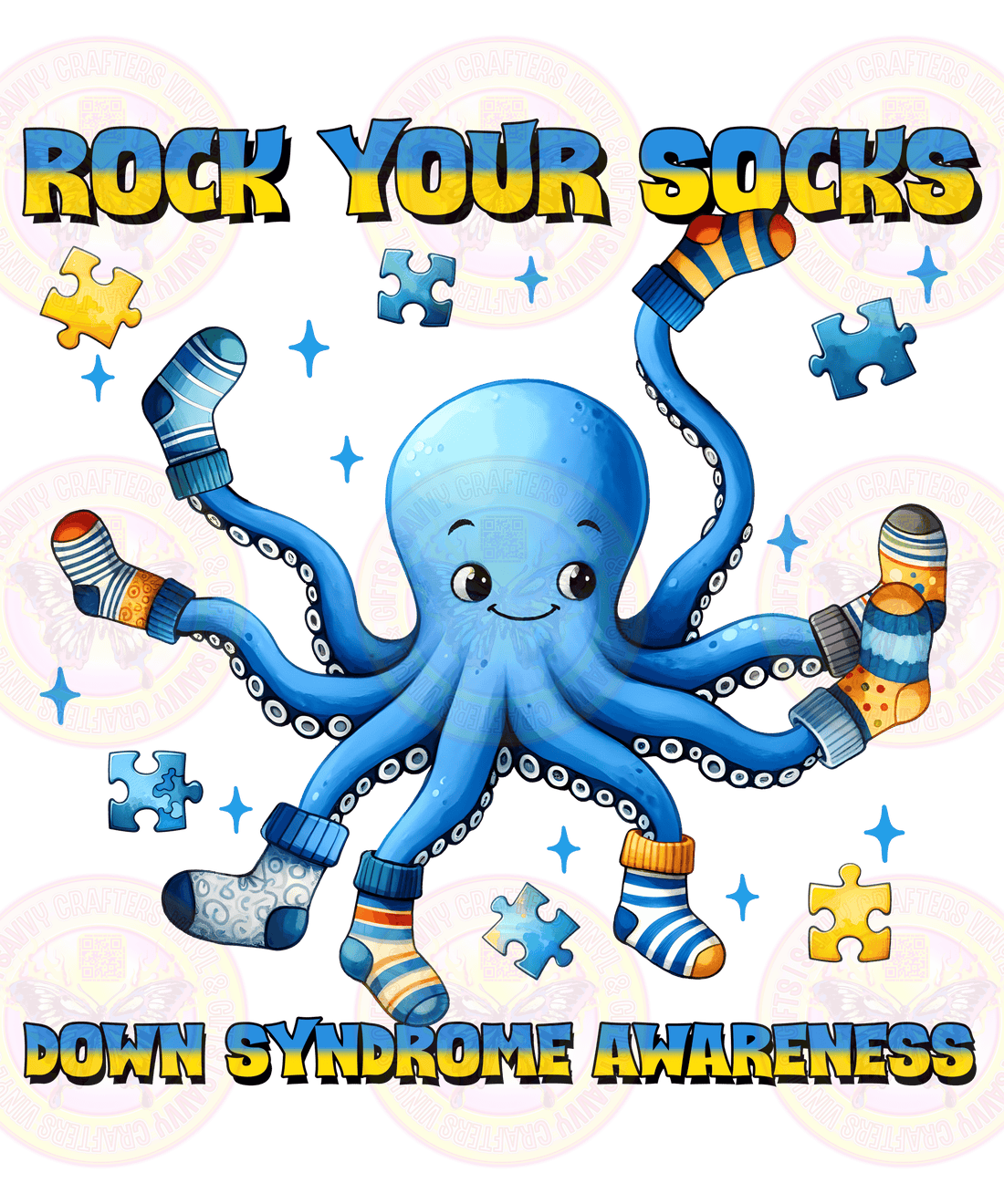 Rock Your Socks Down Syndrome – Savvy Crafters Vinyl & Gifts