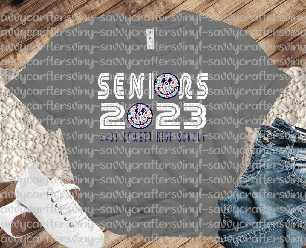 SENIORS 2023 SMILEY FACE – Savvy Crafters Vinyl & Gifts