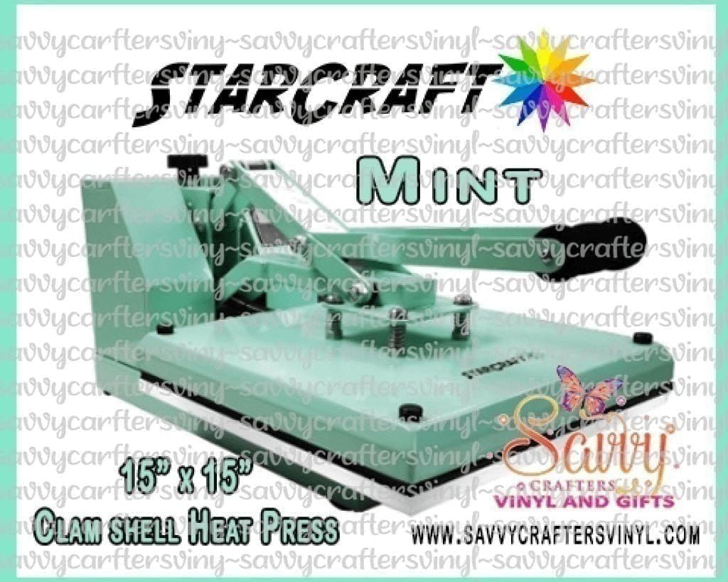 StarCraft 15x15 Clam Shell Heat Press – Savvy Crafters Vinyl & Gifts